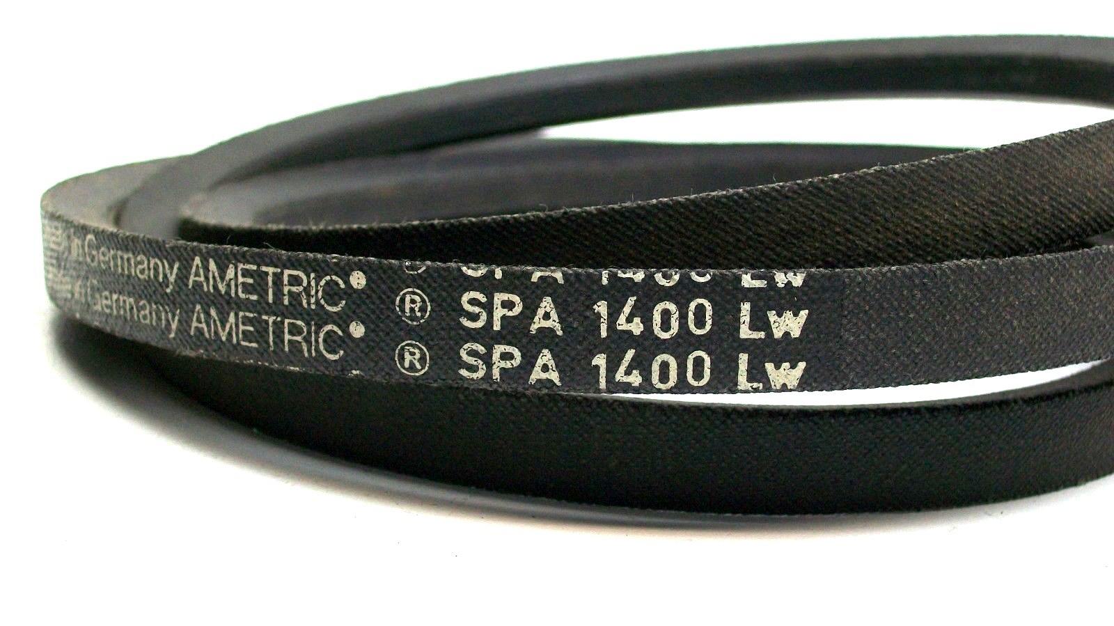NEW AMETRIC SPA1400 LW 13 MM W X 1400 MM X 10 MM THICK METRIC V BELT LZ ...