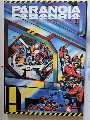 Paranoia Core Rules sci-fi roleplaying RPG book Game Workshop Hardcover ...