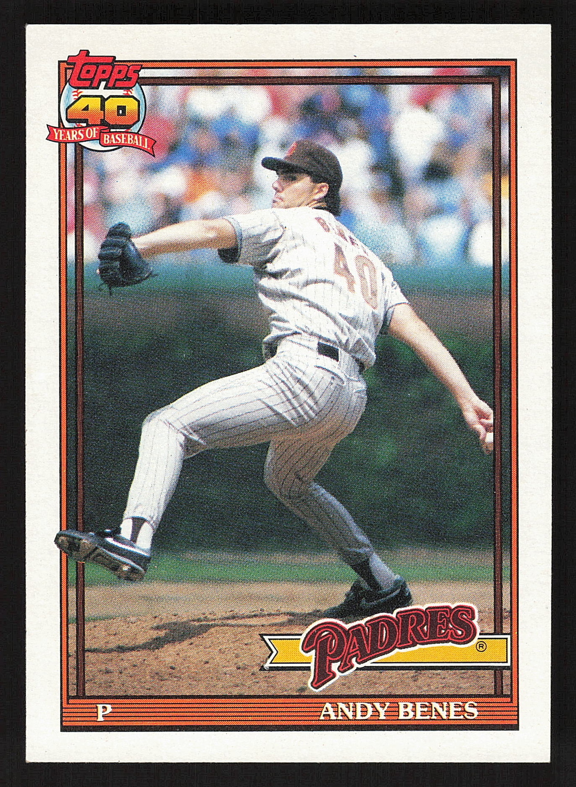 1991 Topps Andy Benes #307 San Diego Padres | eBay