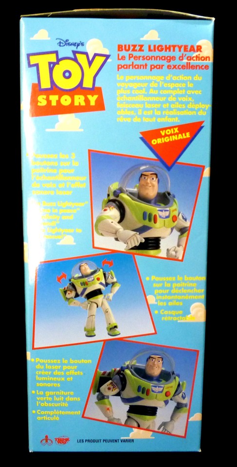 Toy Story Electronic Talking Buzz Lightyear Thinkway 1995 Factory ...