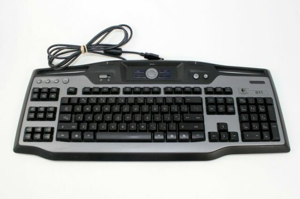 Logitech G11 Y-ug75a Gaming Keyboard USB Wired Ergonomics Backlit for ...