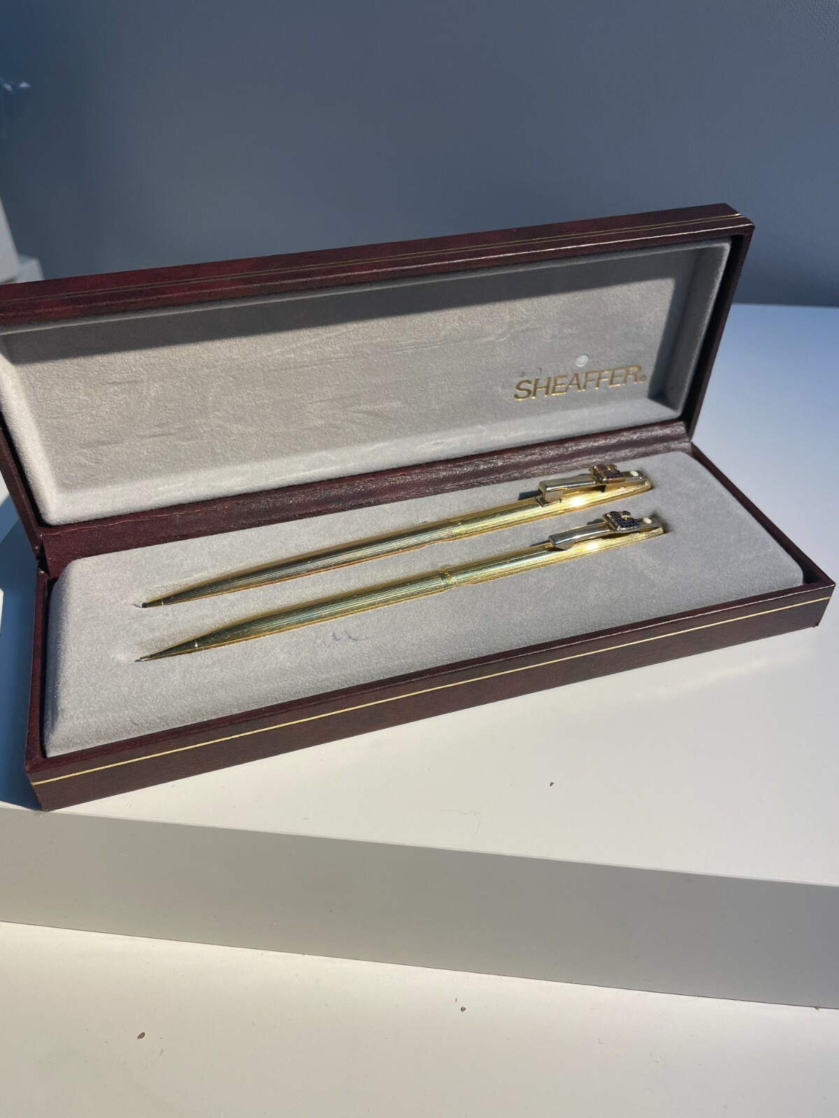 Vintage RBC Royal Bank Schaefer Two Ballpoint Click Pen Pens Set ...