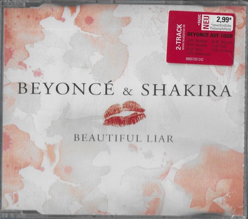 Beyonce Shakira Beautiful Liar Cd Maxi Single Version Rose Ebay