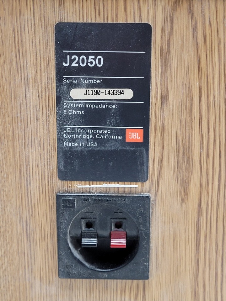 JBL J2050 Bookshelf speakers - Good Sound - Fair Condition | eBay