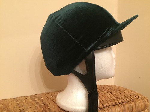 Riding Hat Silk Cover Equestrian Eventing Competition Velvet Velour ...