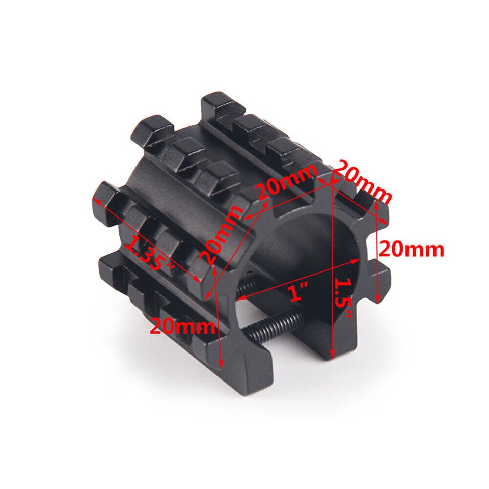 2 pack Gauge 12 Shotgun Rail Picatinny Mounts Shotgun Barrel Mount Tube ...