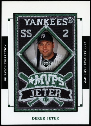 Derek Jeter 2003 UD Patch Collection MVP's Manufactured Patch #MVP-17 ...