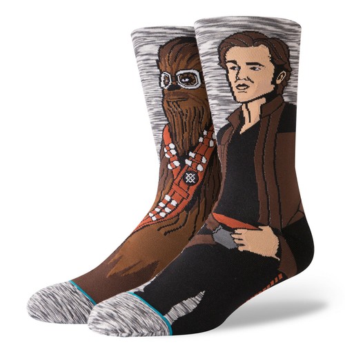 STANCE Kessel Run Crew Socks sz M Medium (6-8.5) Han Solo Chewbacca ...