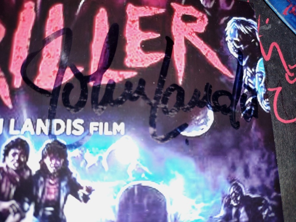 JOHN LANDIS DIRECTOR SIGNED AUTOGRAPHED MICHAEL JACKSON THRILLER VIDEO ...