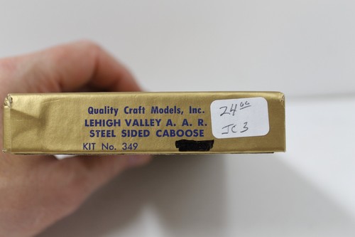 Quality Craft Models HO Kit #349 Steel Sided Caboose Lehigh Valley A.A ...