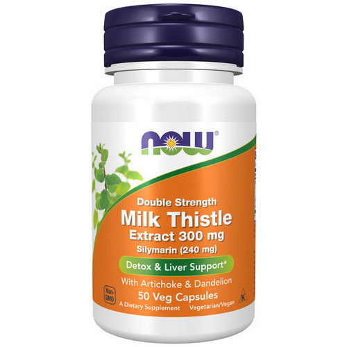 Double Strength Milk Thistle Extract Silymarin 300 mg 50 Veg Caps By ...