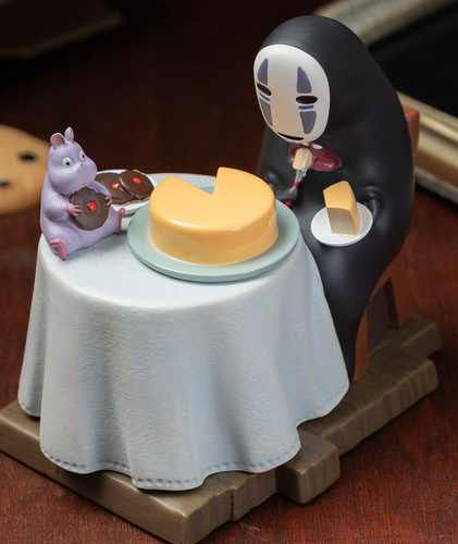 Ghibli Spirited Away No-Face Kaonashi Zeniba Cake Scene Trinket Box ...