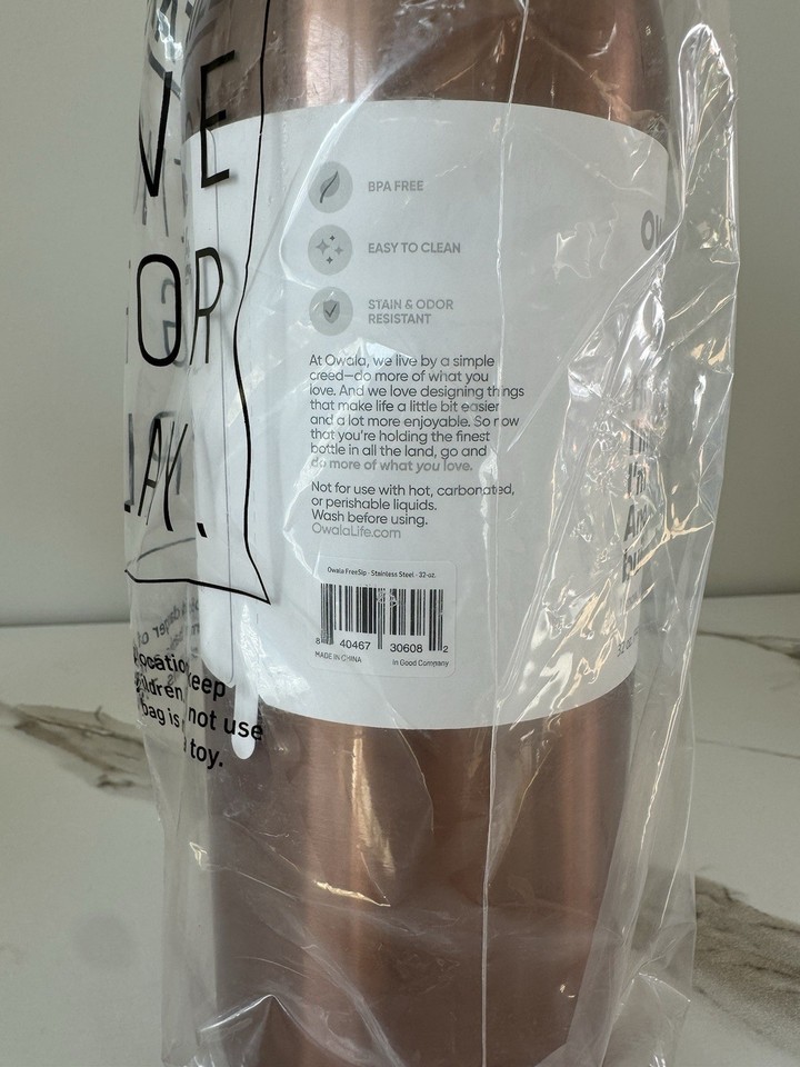 Owala “In Good Company” 32oz Rose Gold FreeSip Water Bottle Target ...