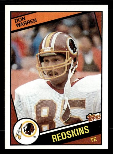 Don Warren 1984 Topps Card #392 Washington Redskins | eBay
