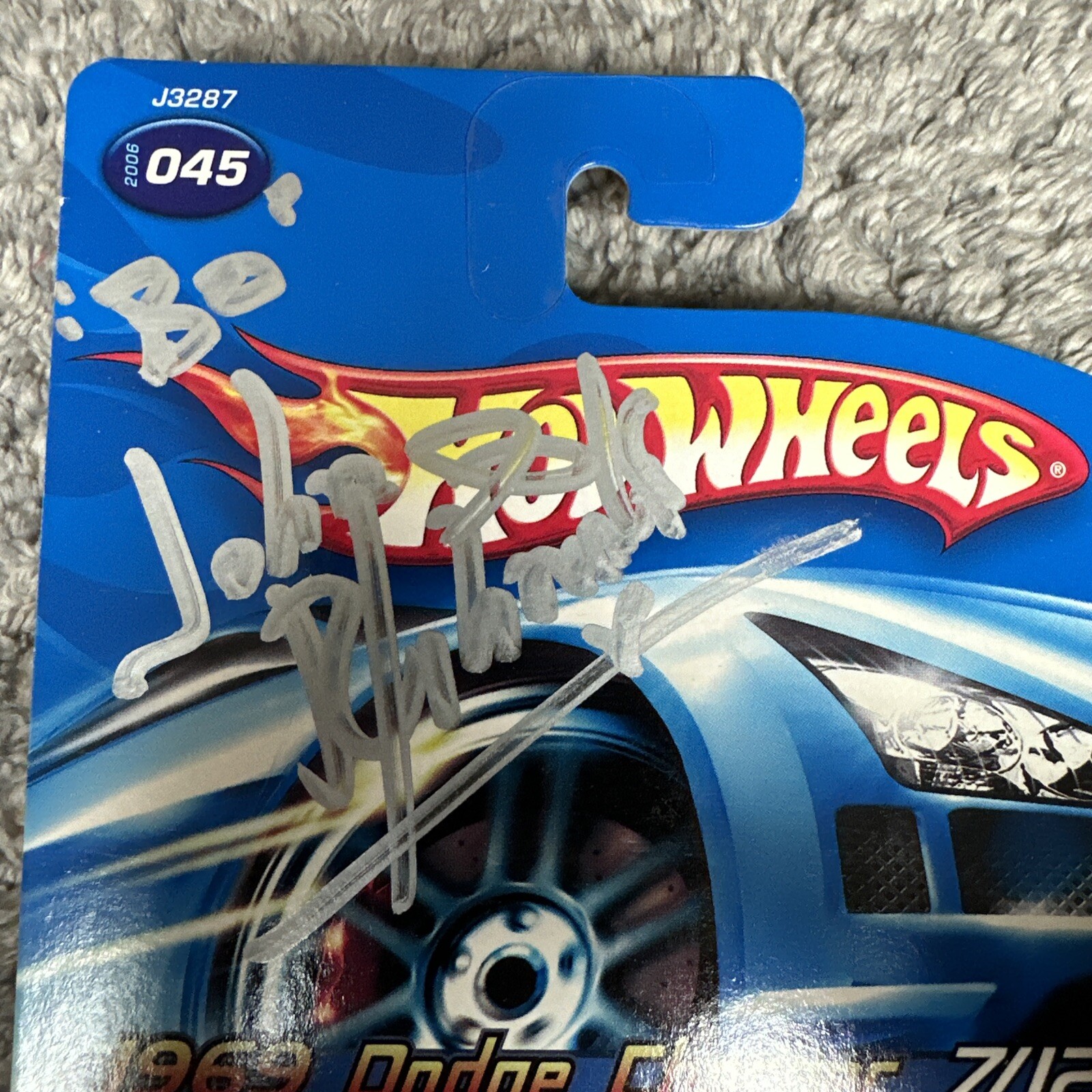 Hot Wheels 1969 Dodge Charger Treasure Hunt Autographed By John ...