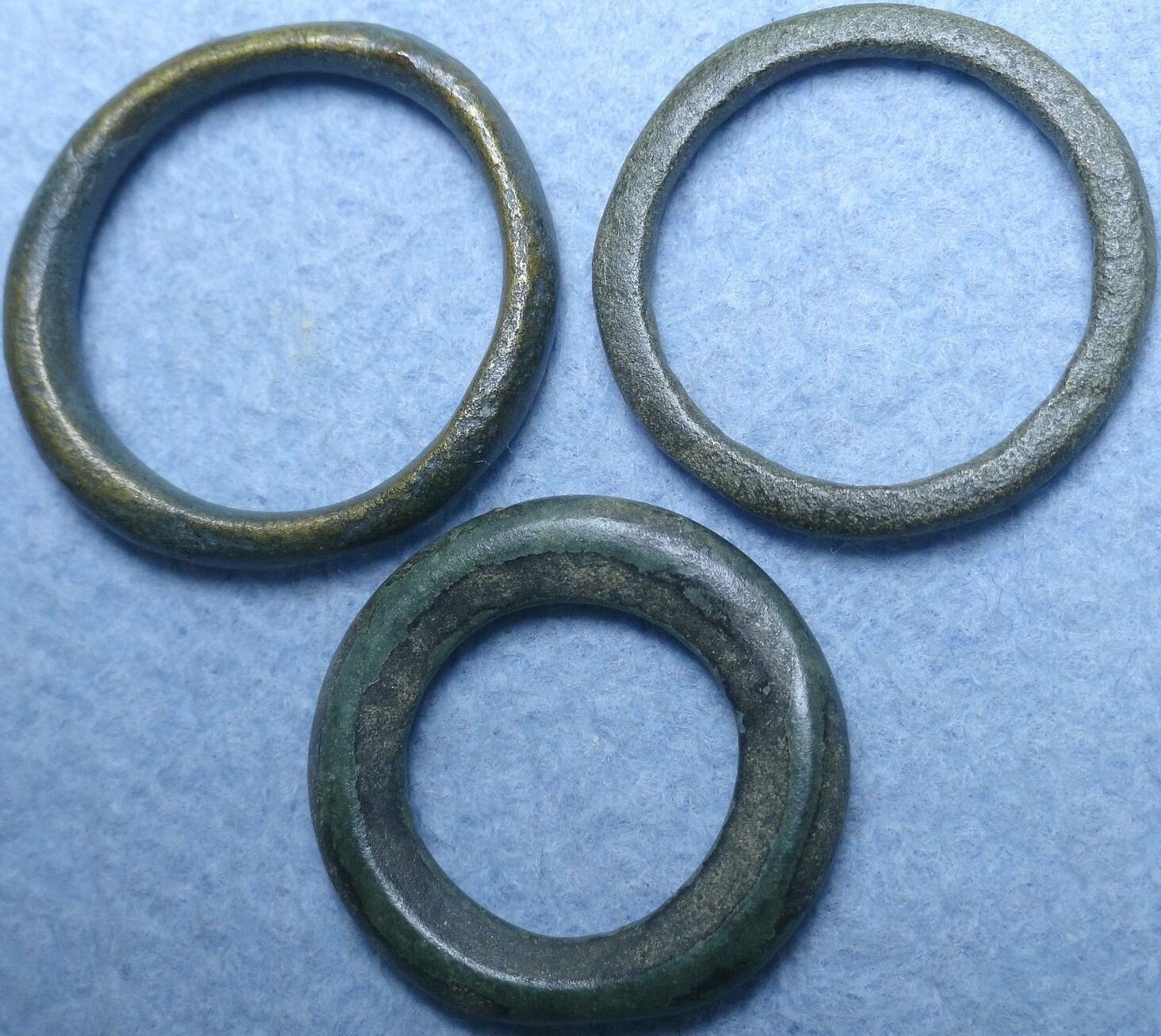LOT OF 3 CELTIC BRONZE PROTO-MONEY RINGS | eBay