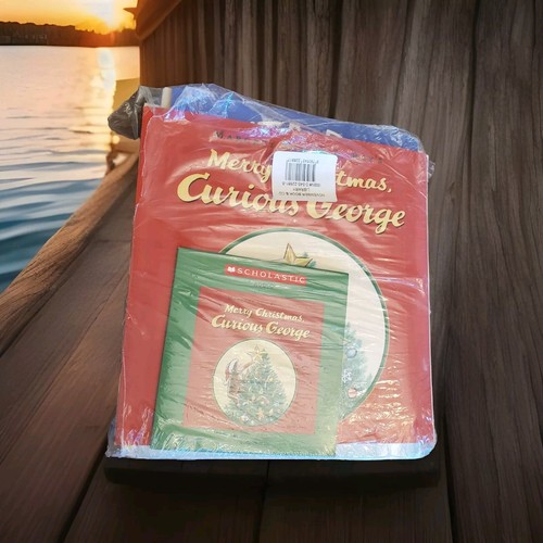 Children's Scholastic book lot includes 4 books 4 audio CDs, 2 NEW 2 ...