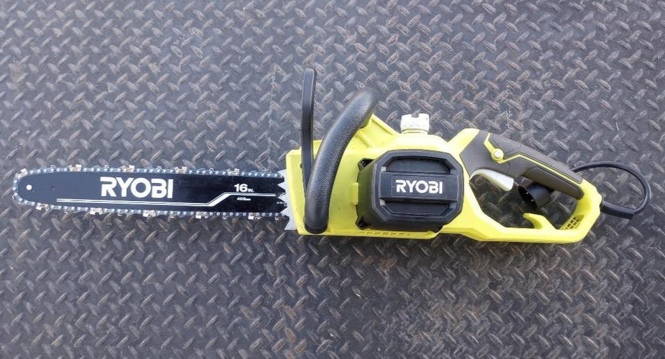 Ryobi 16 in. Chainsaw 13 Amp Electric Corded RY43155 Free US Shipping ...