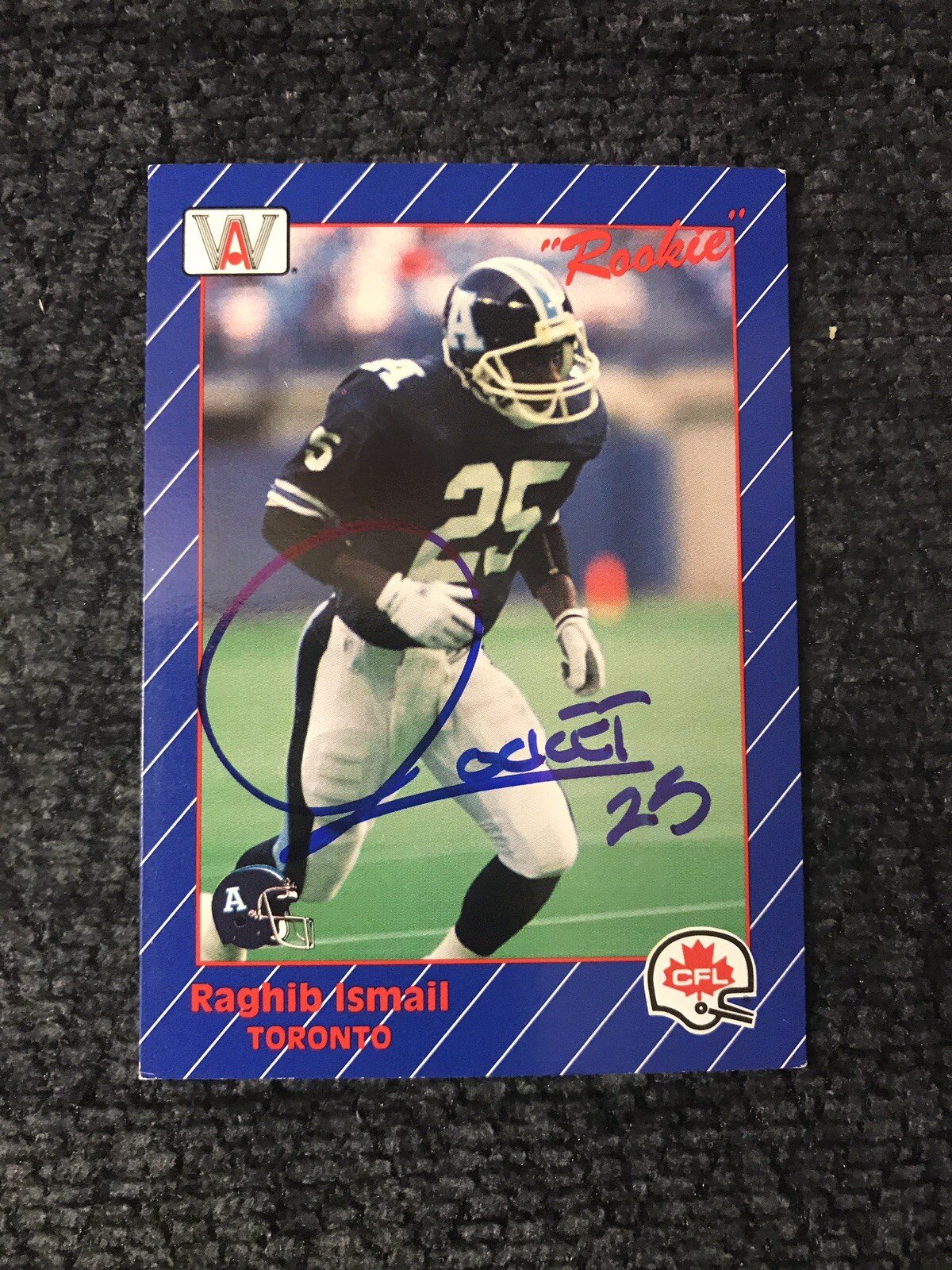 Raghib Rocket Ismail Signed Trading Card Autographed Notre Dame Irish ...