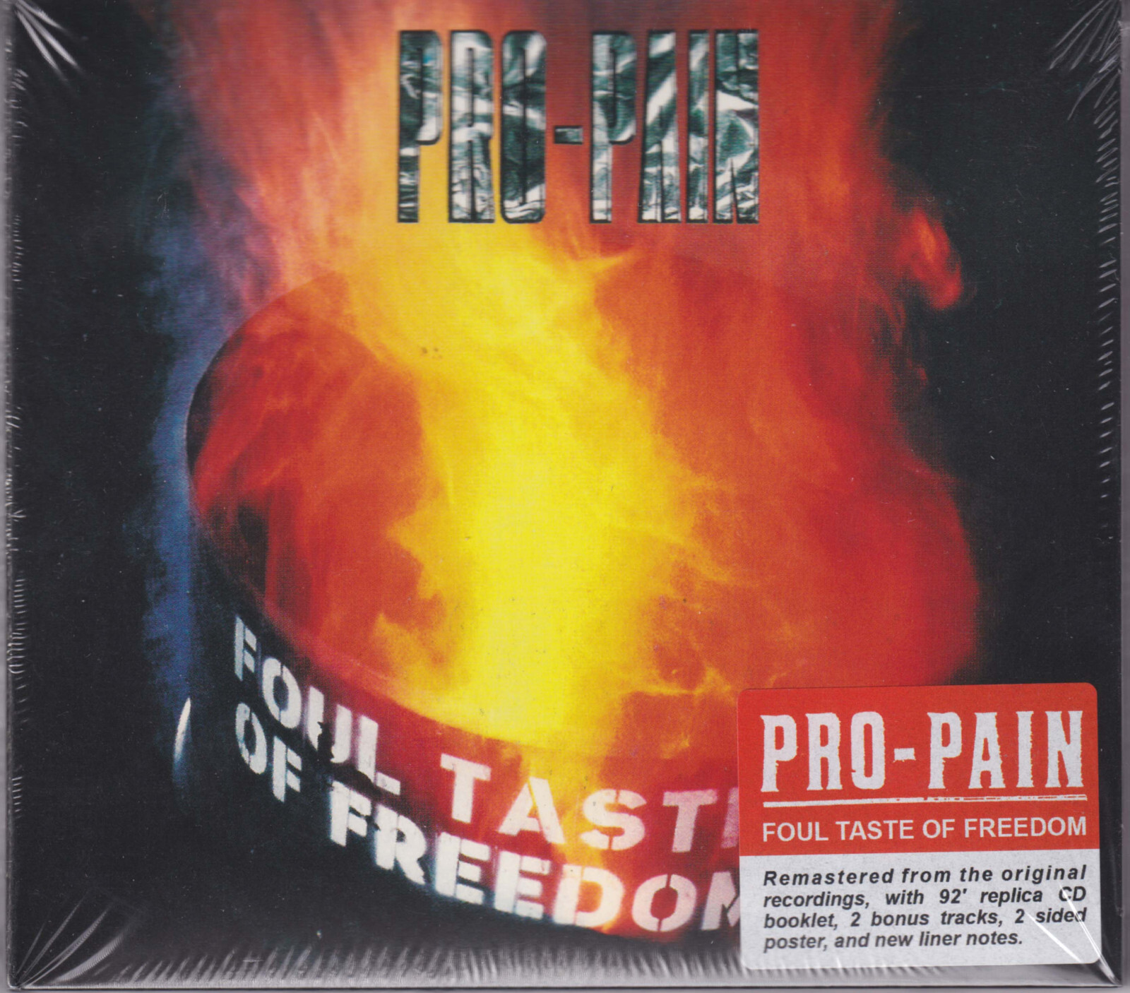 Pro-Pain 1992 CD - Foul Taste Of Freedom +2 (Ltd. Digi. 2016 Remaster ...