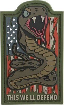 Maxpedition This We'll Defend Patch Tactical-Color Extra Loop-Field ...