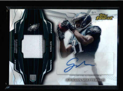 JORDAN MATTHEWS 2014 TOPPS FINEST ROOKIE REFRACTOR PATCH AUTOGRAPH AUTO ...