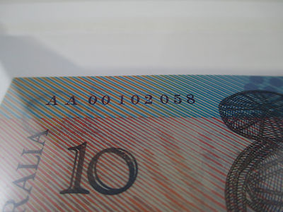 1988 First Polymer Commemorative $10 Note in Folder Prefix AA 00- Rare ...