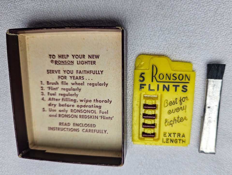 Vintage Ronson Princess Lighter Tobacciana with Box Untested | eBay