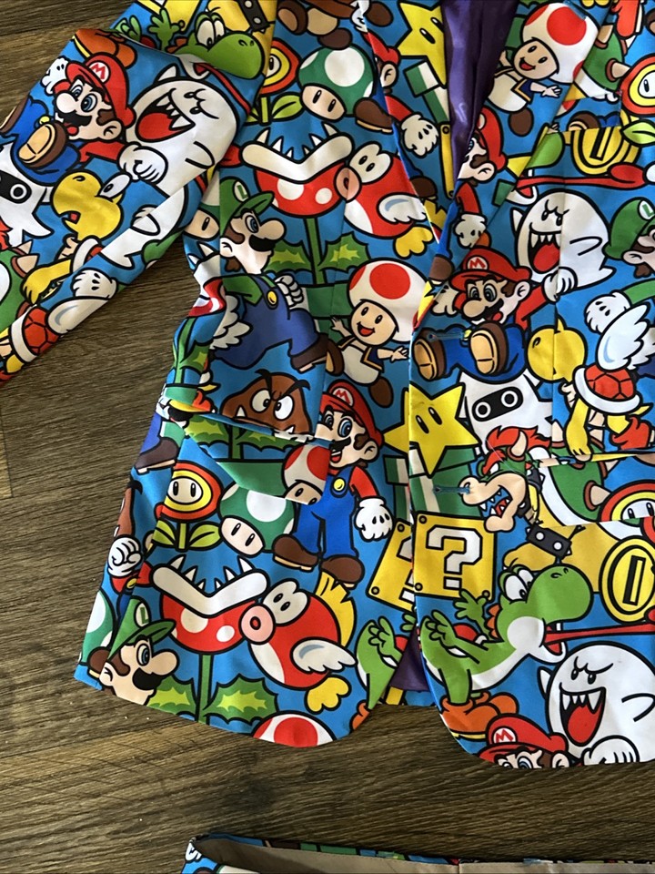Opposuits Teen Boys Super Mario Suit -Nintendo- Including Blazer, Pant ...