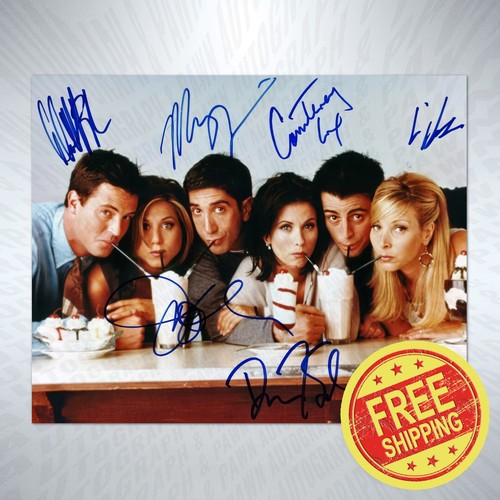 Friends Cast Autograph Reprint Signed 8x10 Photo Signature Poster BUY ...