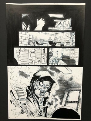 Richard Friend (Inks) - Batman: Arkham Knight #31 Pg19 - DC - ORIGINAL ...