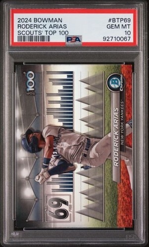 2024 Bowman - Bowman Scouts Top 100 #BTP-69 Roderick Arias (RC) for ...