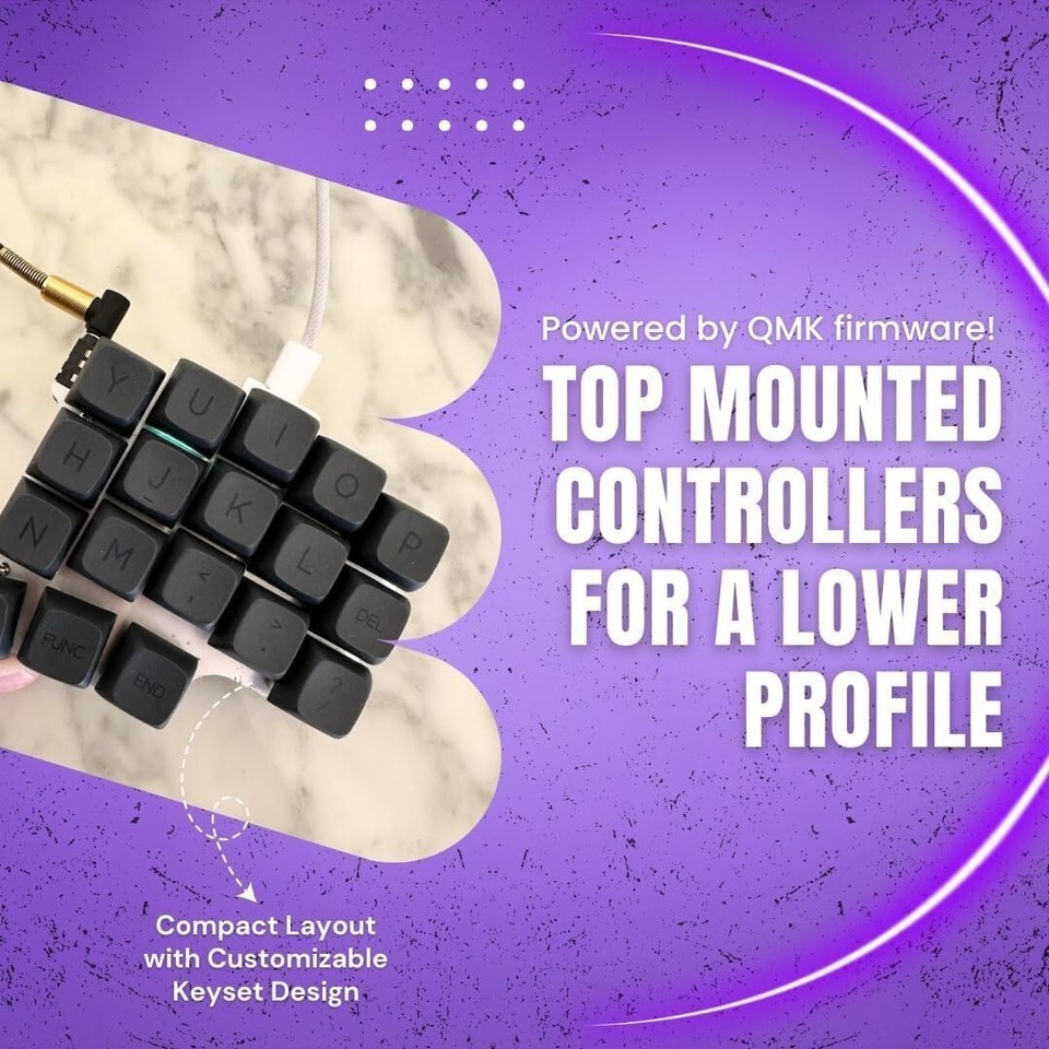 Split Keyboard Aurora Corne PCB Kit / MX / rev 1.1 Assembled | eBay