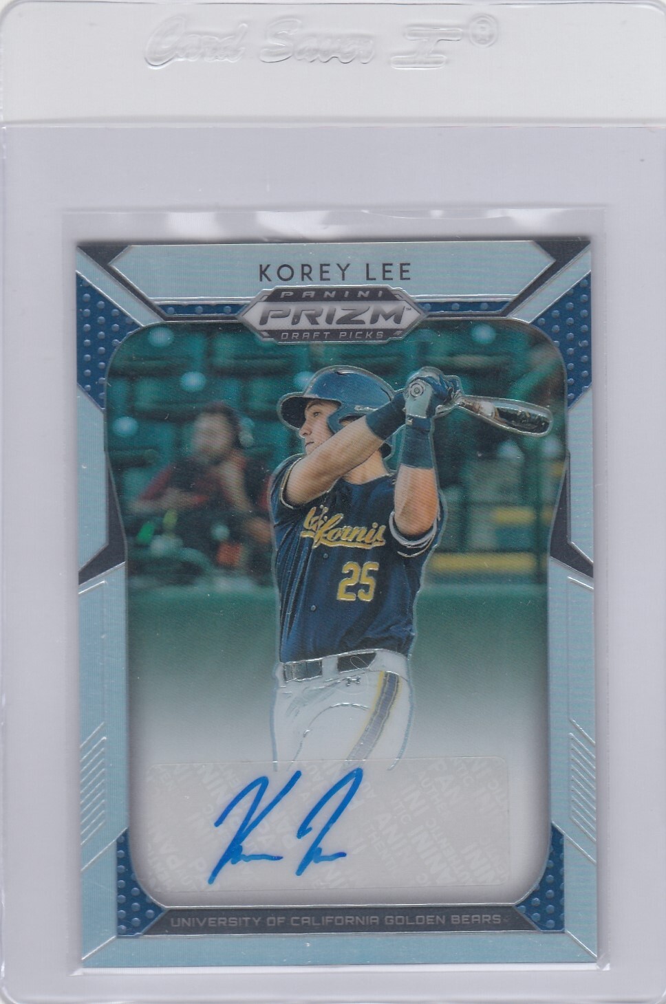 2019 PANINI PRIZM DRAFT KOREY LEE HOUSTON ASTROS AUTO ROOKIE CAL BEARS ...