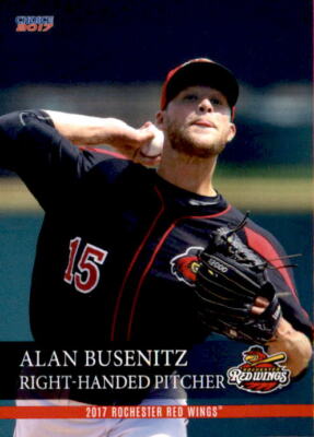 2017 Rochester Red Wings Choice #4 Alan Busenitz Watkinsville Georgia ...