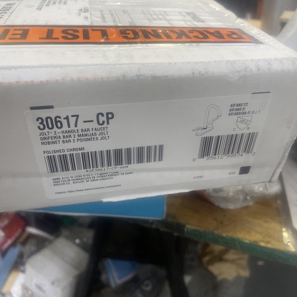 Kohler 30617-CP Jolt Bar Faucet Polished Chrome | eBay