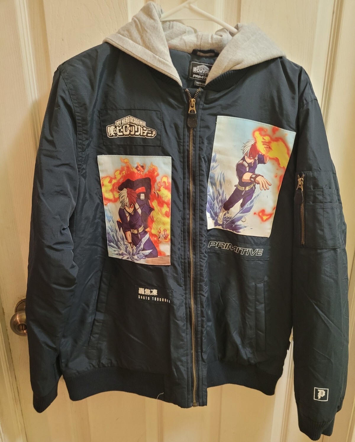 My Hero Academia Shoto Todoroki Primitive Bomber Jacket Size Medium | eBay