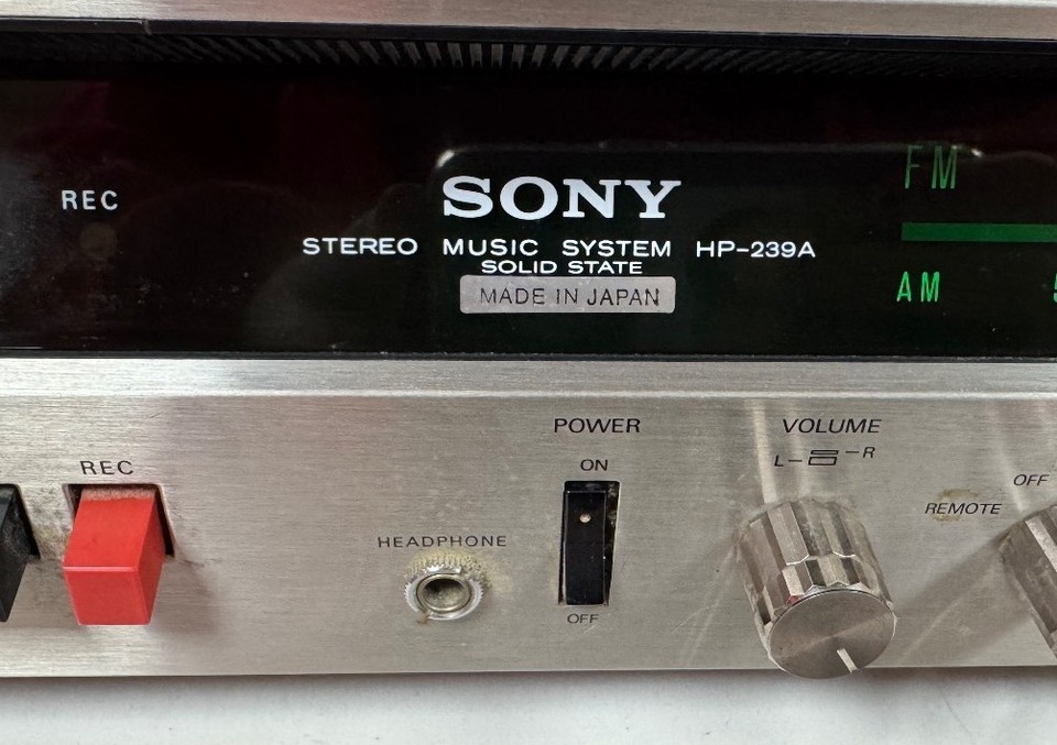 Sony HP-239A Stereo Music System - CS BB9 | eBay UK