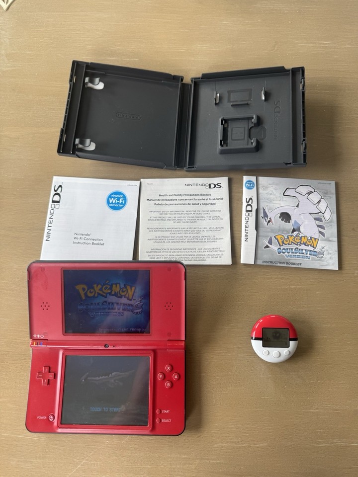 Pokemon SoulSilver DS Complete With Pokewalker Authentic - NEW BATTERY ...