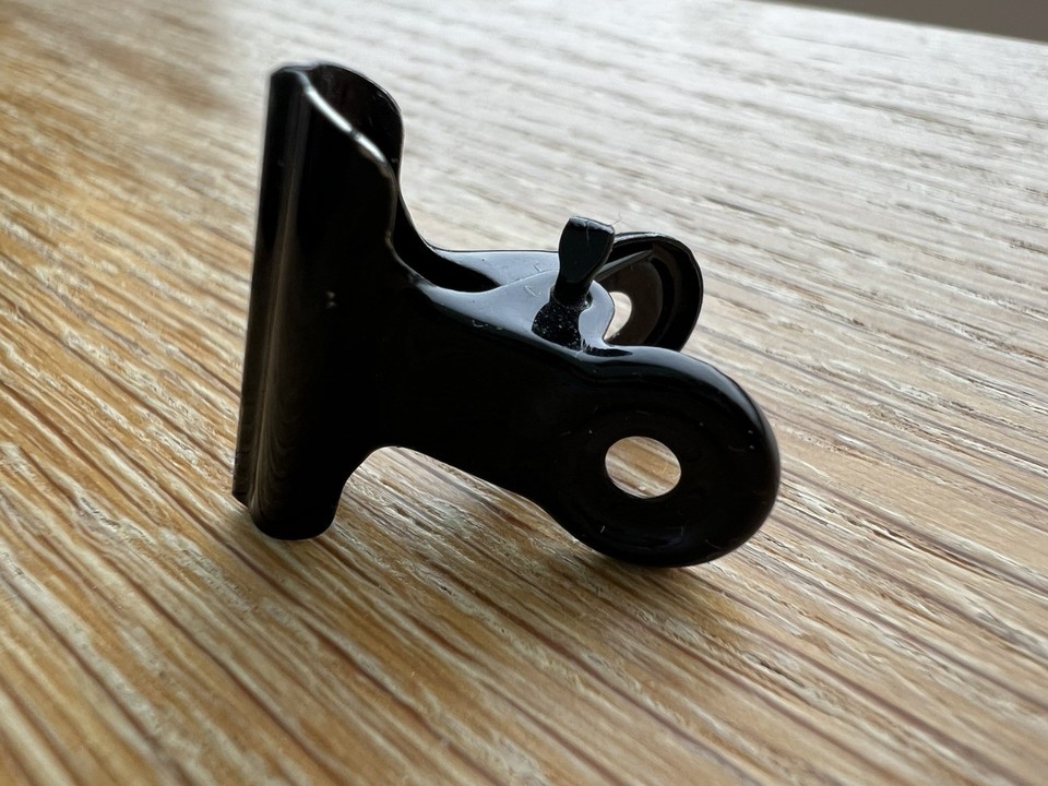 10pcs 22mm Black Metal Bulldog Clips Small Binder Clips for Paper ...