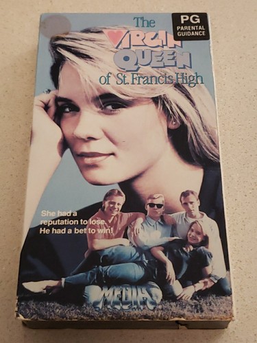 The Virgin Queen Of St. Francis High VHS Rare Hard To Find 80's Teen ...