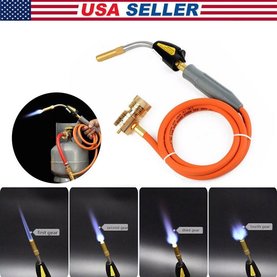 MAPP MAP-pro Propane Self Ignition Gas Plumbing Welding Torch With 5 ...