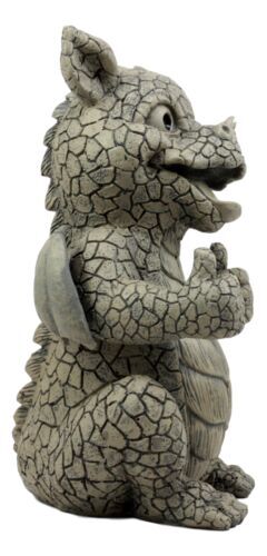 Ebros Whimsical Good Job Thumbs Up Dragon Garden Statue 10"H | eBay