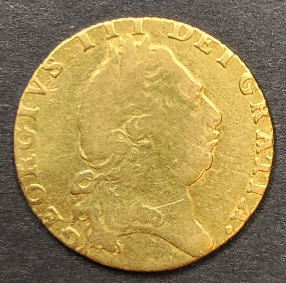 1795 George III Spade Guinea Gold Proclamation Coin, Fine condition | eBay