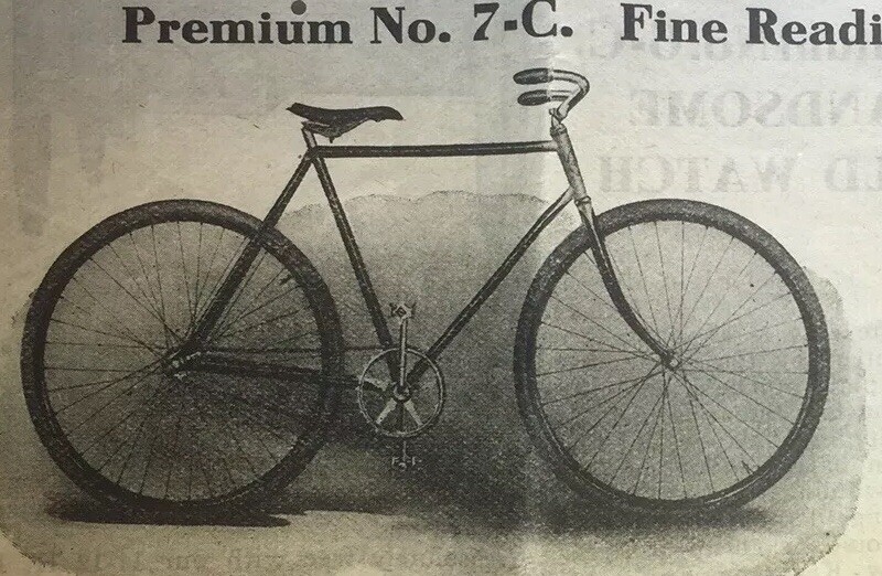 1914 Reading Standard Bike Bicycle Print Ad Premium Sandow Engine 7” X ...