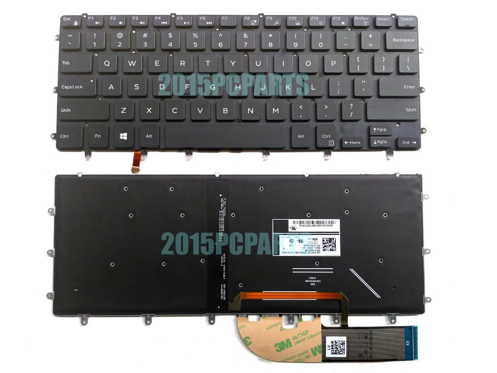 Genuine New for Dell Insprion 15 7558 15 7568 US Backlit Keyboard ...