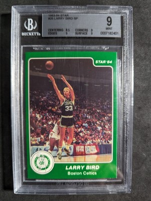 1983-84 Star LARRY BIRD card BGS 9 graded | eBay