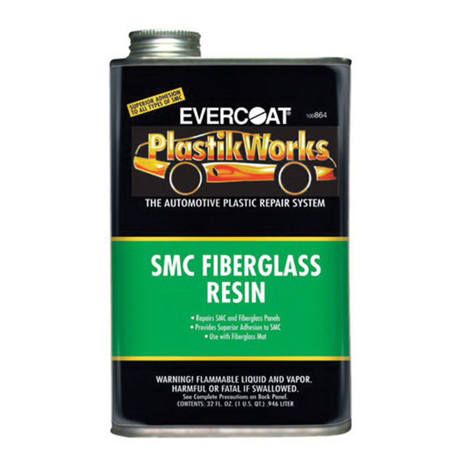 Fibre glass Evercoat 100864 SMC Fiberglass Resin, 1 qt Can, Yellow ...