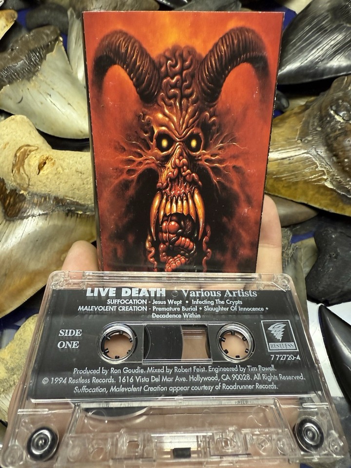 1994 LIVE DEATH MILWAUKEE METALFEST CANCER SUFFOCATION MALEVOLENT ...