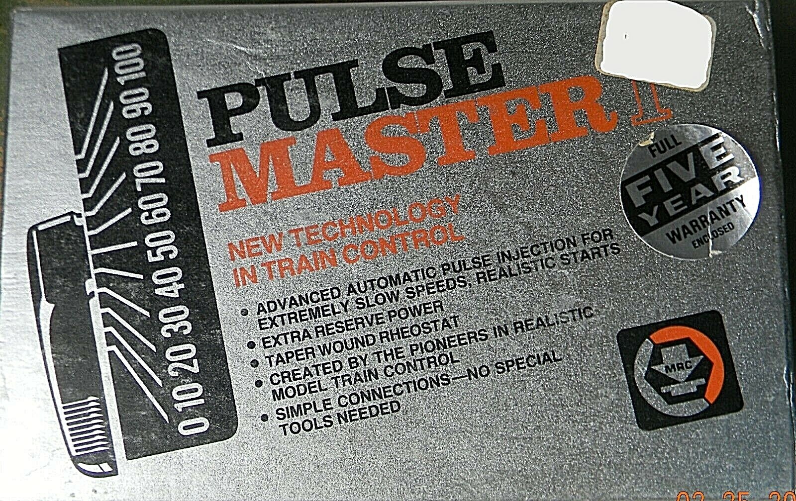 MRC Transformer Pulse-Master I Train Control 15-VDC & 17-VAC - HO N Z ...